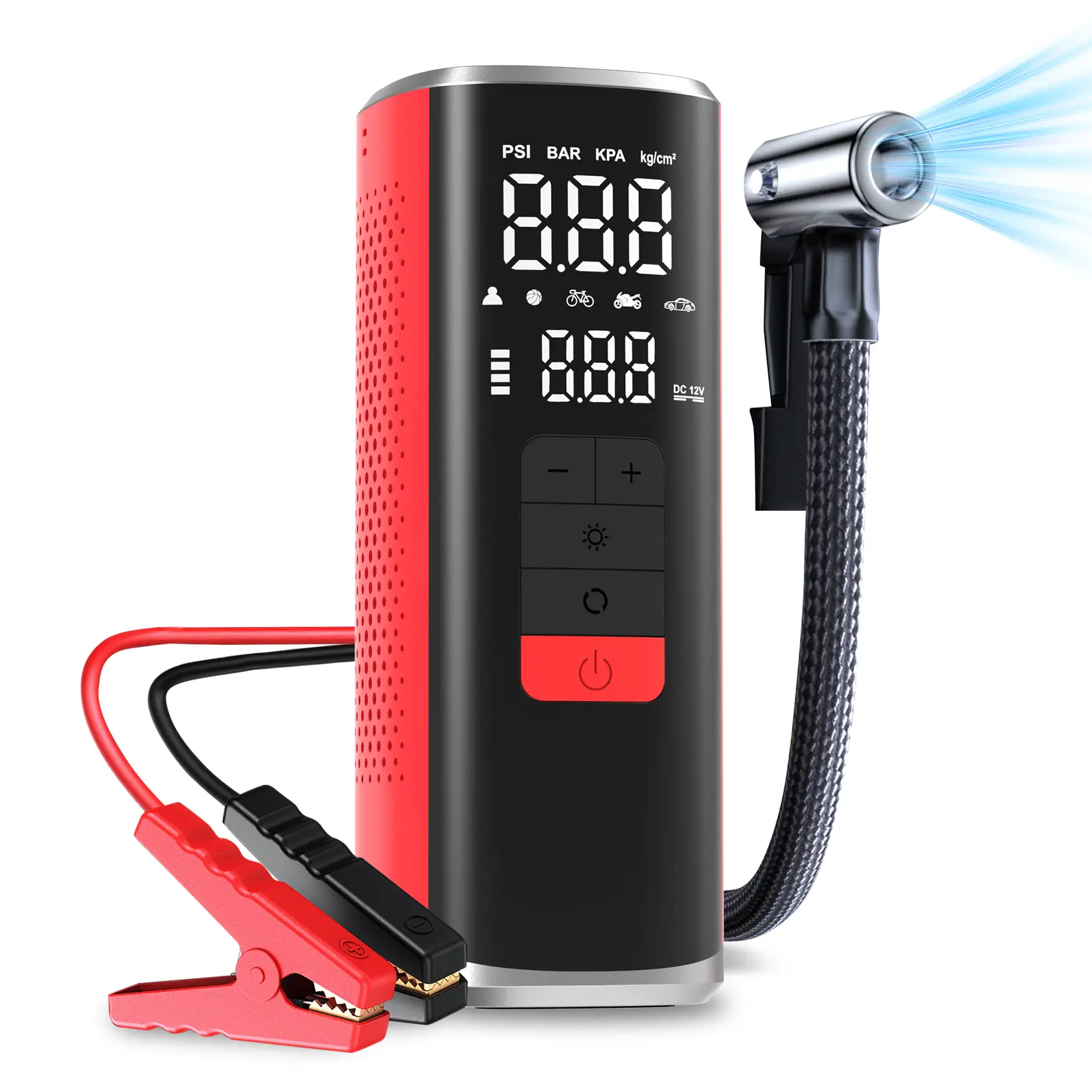 V1 Portable Tire Inflator & Car Jump Starter Manufacturer